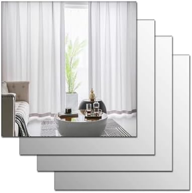 MCLEULLA Full Body Length Acrylic Mirrors Stickers for Walls, 4pcs ...
