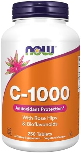 Amazon.com: NOW Supplements, Vitamin C-1,000 with Rose Hips ...