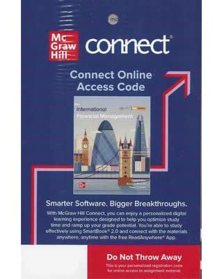 Connect Access Code Card for International Financial Managment, 10th ...