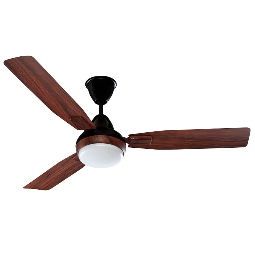 Buy Crompton Eva Glow 1200mm (48 inch) Ceiling Fan (Wooden), Pack of 1 ...