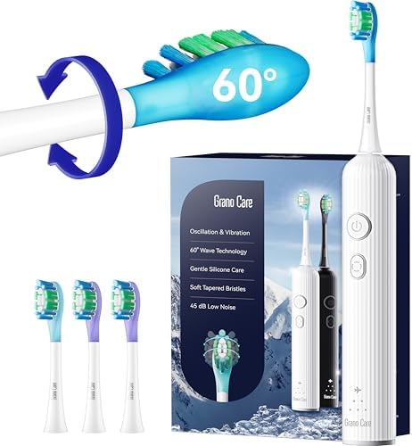 Amazon.com: Wave Electric Toothbrush, Oscillation & Vibration Sonic ...