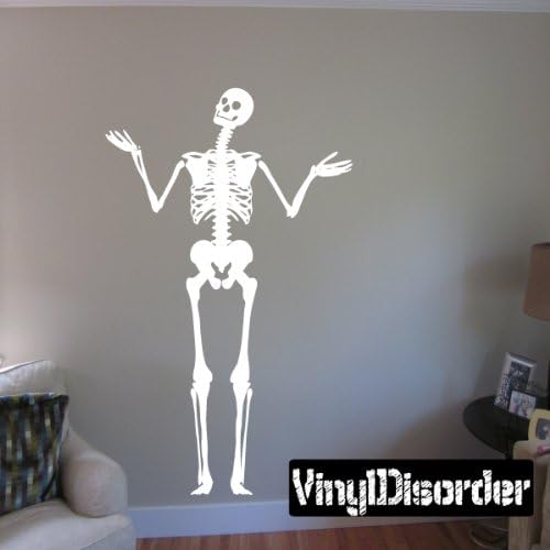 Amazon.com: Vinyl Disorder SkeletonAL32 Skeleton Shrugging Vinyl Car ...