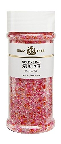 Amazon.com : India Tree Sparkling Sugar, Cherry Pink - 7.5 Ounces ...