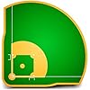 Amazon.com: Wallmonkeys Baseball Field Wall Decal Peel and Stick ...
