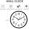 Amazon.com: AKCISOT 18 Inch Wall Clock Large Silent Non-Ticking Wall ...