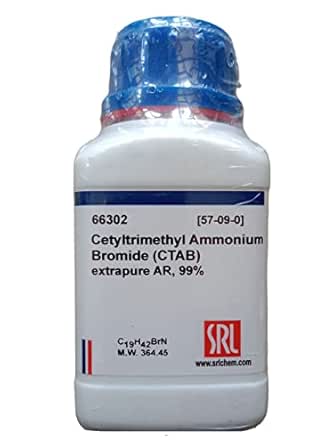 SRL Cetyltrimethyl Ammonium Bromide (CTAB) AR Grade, 99%, 100Gm, CAS NO ...