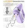 Amazon.com: Z-DESDEMONA Electric Hand Mixer, Powerful 300W Hand Mixer ...
