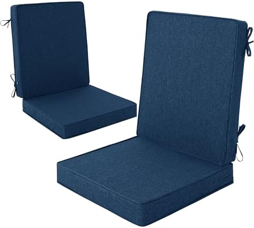 Amazon.com : Fitfree Outdoor Chair Cushions 20x20, Water-Resistant ...