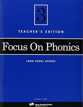 Focus on Phonics 3: Long Vowel Sounds: Rice, Gail V.: 9781564209481 ...