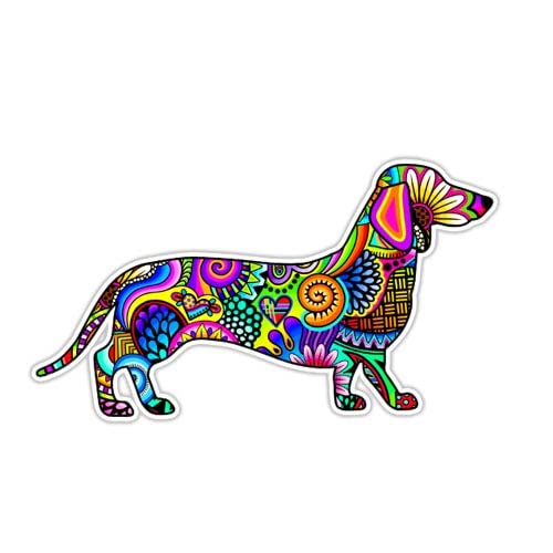 Amazon.com - Dachshund Dog Sticker Wiener Dog Decal by Megan J Designs ...