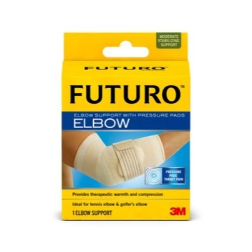 3M Health Care 47861EN Elbow Support with Pressure Pads, Small, Beige ...