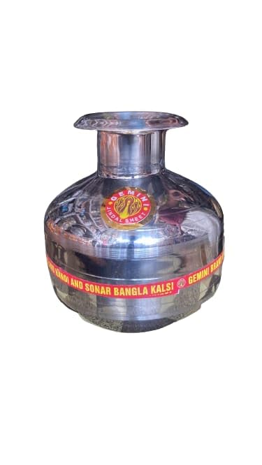 Buy Water Matka Pot, Steel Ghada (Silver) (5 LTR) Online at Low Prices ...