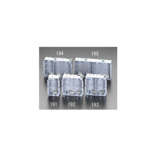 Amazon | エスコ 98x200x35mmパネルボックス 4個用 EA940CS-195 [その他] | ケーブルモール・プロテクター | DIY・工具・ガーデン 通販
