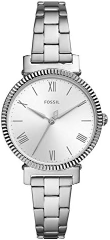 Fossil Watch for Women Daisy 3 Hand, Quartz Movement, 34 mm Silver ...