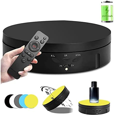 Amazon.com: Yuanj Merchandise Display Base,360 Degree Electric Rotating ...