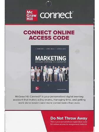 Connect Access Code Card for Marketing, 4th edition: Shane Hunt, John ...