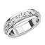 Shop LC Mens Womens Spinner Band Ring 925 Sterling Silver Statement ...