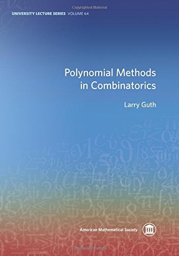 Amazon.com: Polynomial Methods in Combinatorics (University Lecture ...