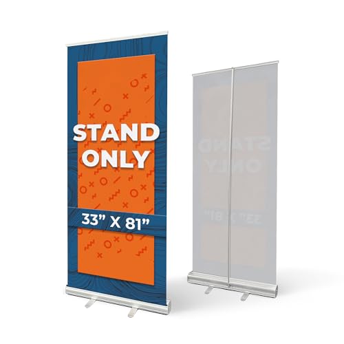 Snapklik.com : Heavy Duty Premium Retractable Banner Stand