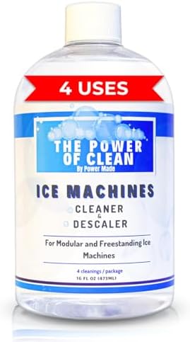 Amazon.com: Power Made Ice Machine Cleaner & Descaler 16 fl oz 4 Uses ...