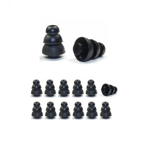 Triple Flange eartips for Select Isotunes Earbuds (See List Below) - 6 ...