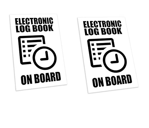 Amazon.com: 2pcs ELD Elog electronic logbook sticker decal for DOT ...