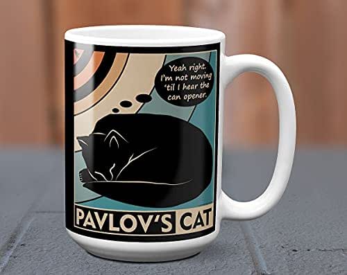 Amazon.com: Pavlov's Cat Funny Behaviorial Psychology Coffee Mug (15 Fluid ounces) : Home & Kitchen