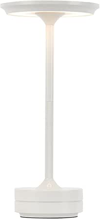 Elsegeod Cordless LED Table Lamp, USB Rechargeable Battery Operated ...