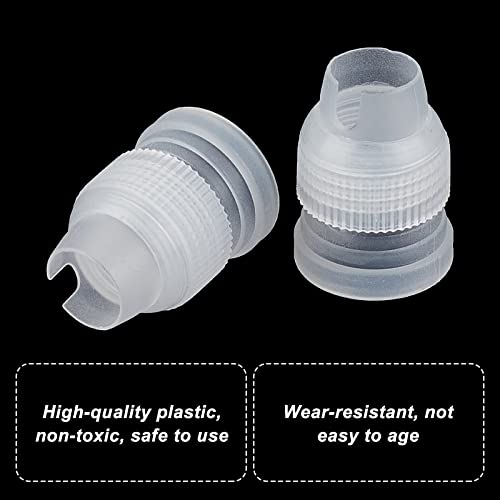WEBEEDY 50 Pack Plastic Standard Couplers Baking Cake Decorating Piping ...