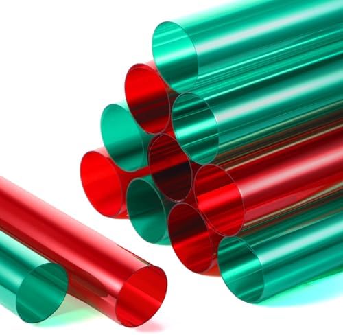 Amazon.com : Barydat 12 Pcs Colored Gel Light Filter Transparent Color ...