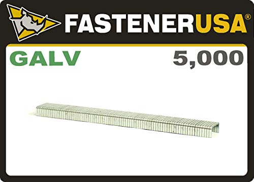 1/4" Leg x 3/8" Crown 23GA GALV A19 Tacker Staples 5,000ct | A19-14 ...