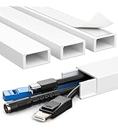 Yecaye 8 Pack Cable Concealer, 125 in Large Size TV Cable Cord Hider ...