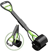 Amazon.com : TIMINGILA Pooper Scooper Large Bin,Metal Rake & Tray for ...