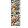 Amazon.com: Wonnitar Tropical Washable Runner Rug 2x6, Non-Slip ...