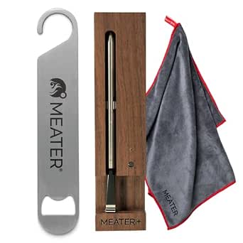 Amazon.com: MEATER Plus Bundle: Smart Digital Wireless Meat Thermometer ...