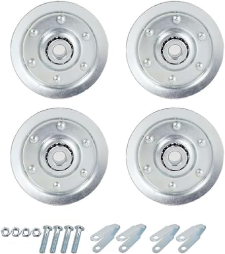 Heavy Duty Garage Door 3" Pulley Kits, 3/8" Arbor 200LB Load, Complete ...