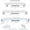 Amazon.com: gianotter Dual Monitor Stand Riser, Desk Organizer With ...