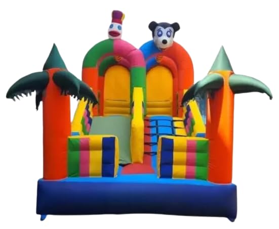 Buy Party Craz - Multicolor Balloon Bouncy Slider Playhouse Inflatable ...