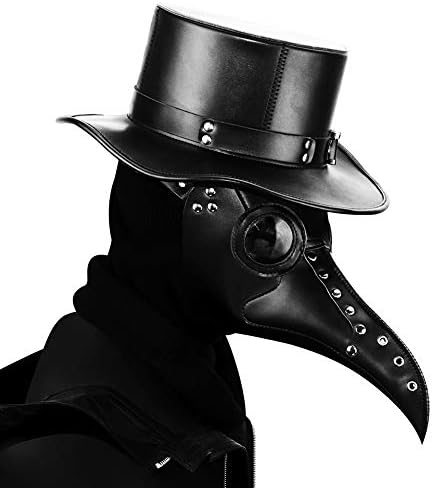 Amazon.com: HengKe Plague Doctor Retro Doctor Bird Mask Bird Mask ...