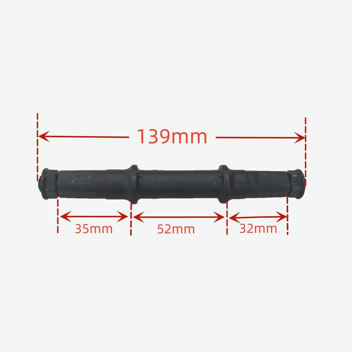 Snapklik.com : CDHPOWER Bicycle Bottom Bracket Crank Axle Set, Bottom ...