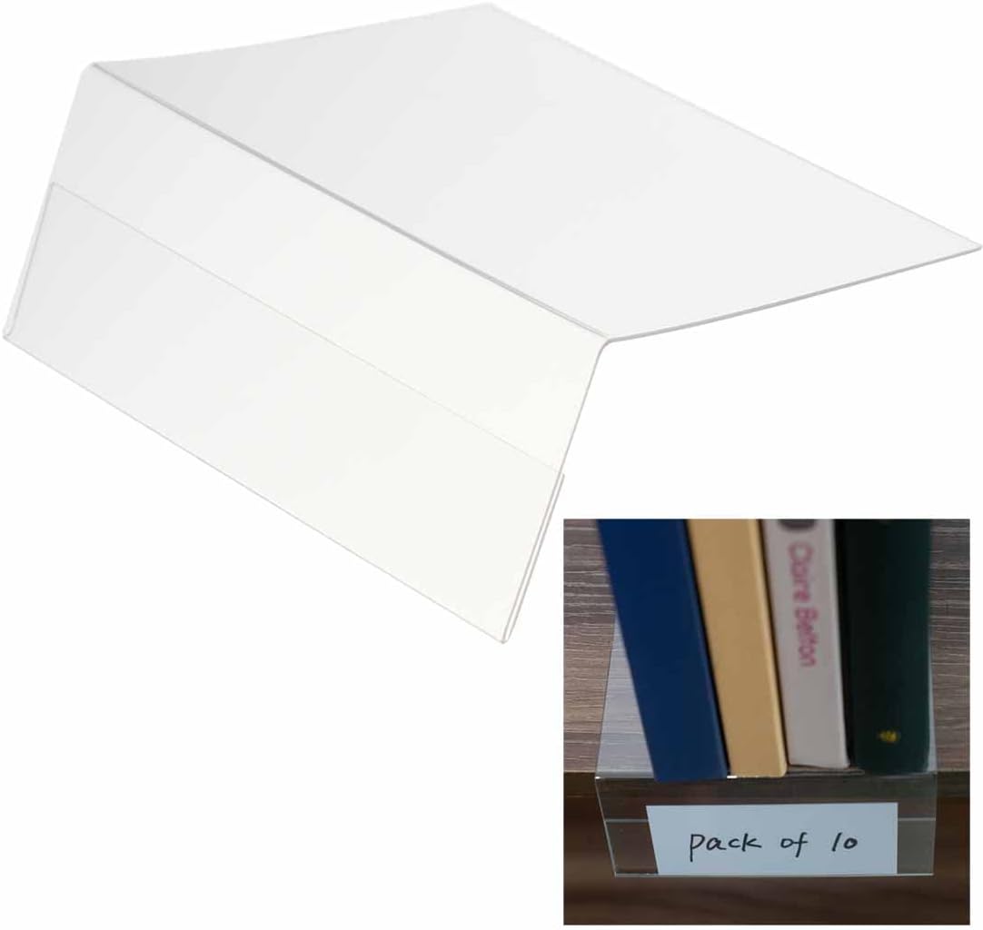 Amazon.com : Shelf Labels, 10PCS Plastic Wire Moveable Shelf Label ...