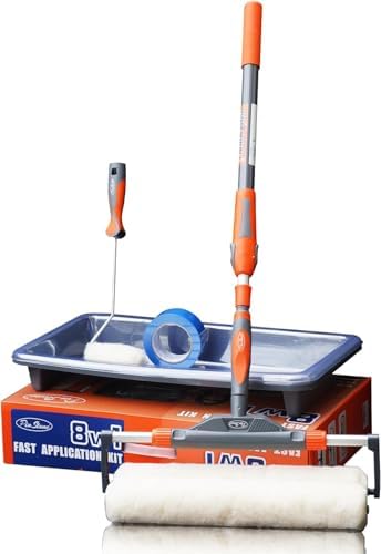 Amazon.com: 10pcs PinStone Large Paint Roller Kit, 12"-18" Adjustable ...