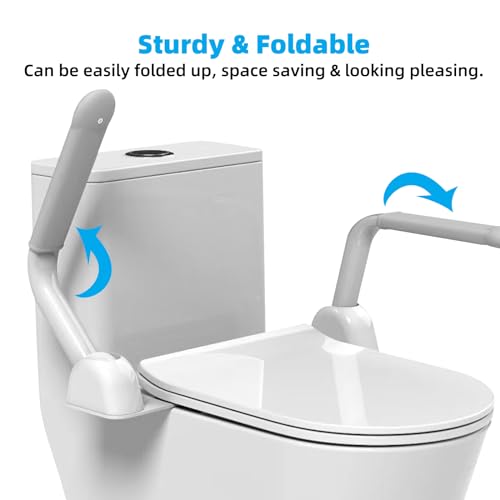 Snapklik.com : Toilet Standing Aid, Foldable Toilet Grab Rail For ...
