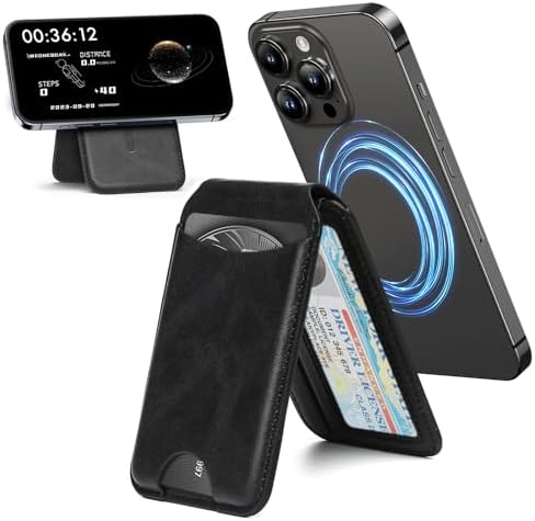 Amazon.com: ESR Upgraded for MagSafe Wallet, 5 Card Holder with Adjustable Stand, Secure Grip ...