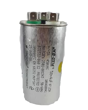 50+4 MFD 450VAC Capacitor for Split & Window Air Conditioners 1 Ton & 1 ...