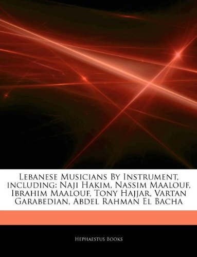 Amazon | Articles on Lebanese Musicians by Instrument, Including: Naji ...