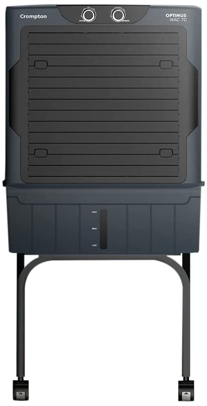 Crompton Window Air Cooler- 70L; Everlast Pump, 4-Way Air Deflection ...