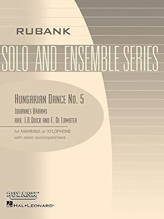 Hungarian Dance No. 5: Xylophone/Marimba Solo with Piano - Grade 3 ...
