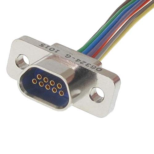 Glenair Connector, Micro-D, Receptacle, 9 Position - M83513/04-A01N ...