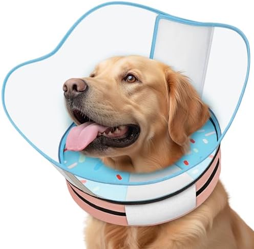 Amazon.com : Supet Raised Sponge Dog Cone Collar Alternative After ...
